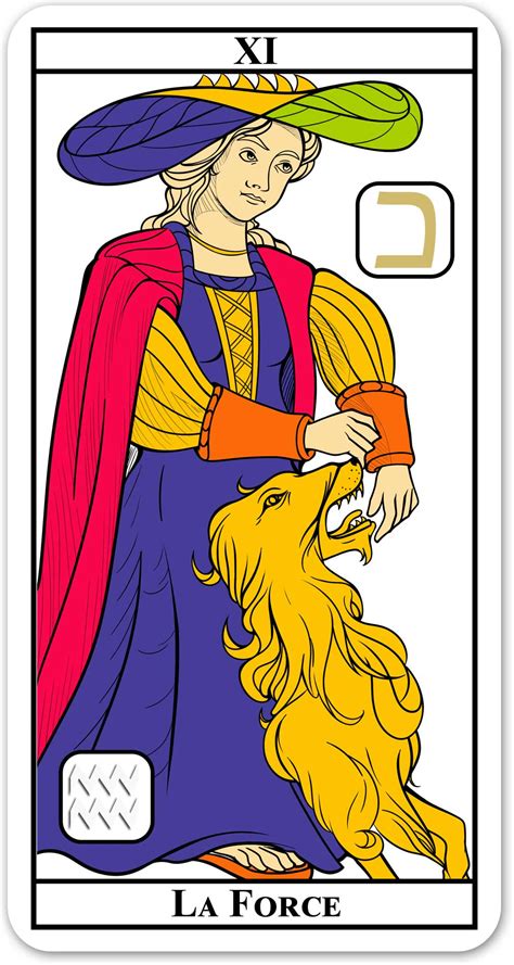 La Force 11ème Lame Du Tarot Tarot Mystorinim