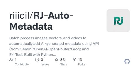 Github Riiicilrj Auto Metadata Batch Process Images Vectors And