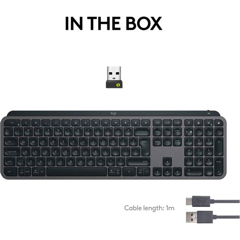 Безжична клавиатура Logitech Mx Keys S Осветление 2 4ghzandbluetooth