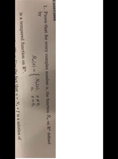 Exercises 1 Prove That For Every Complex Number A