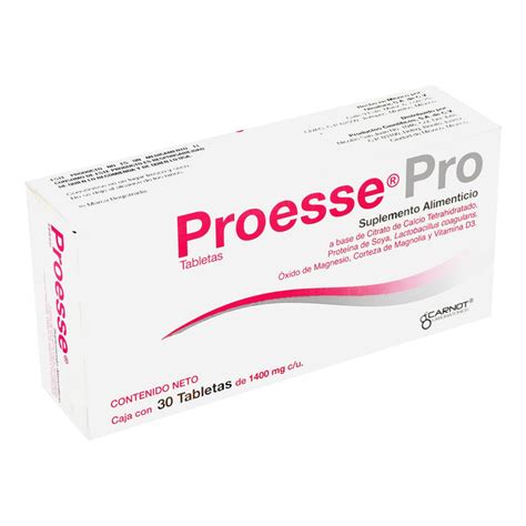 Proesse Pro 1400mg Con 30 Tabletas Suplemento Alimenticio — Wecare Pharma
