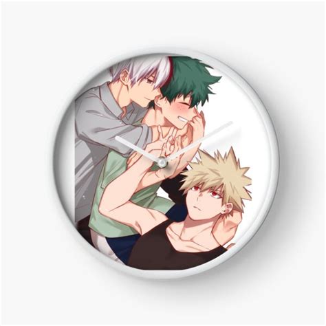 Todobakudeku My Hero Academia Mha Yaoi Clock By Valentinagraphs