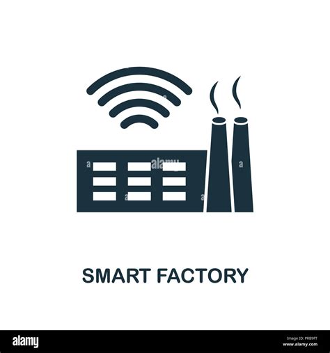 Smart Factory Icon Simple Style Design From Industry 4 0 Collection