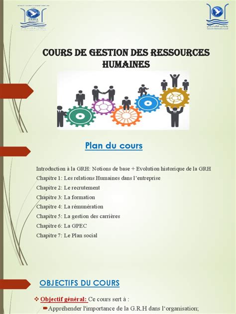 Cours De Gestion Des Ressources Humaines Final Pdf