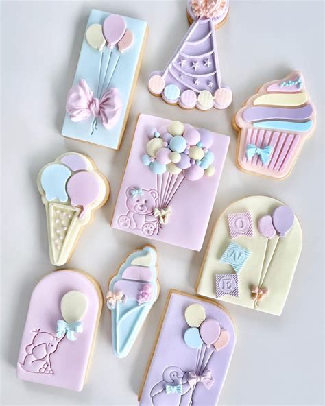 Royal Iced Cookies Pink Cookies Bear Cookies Fondant Cookies
