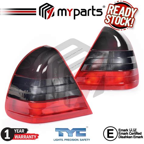 Tyc Mercedes Benz C Class W202 Sedan 1997~2000 Tail Lamp Light Tinted