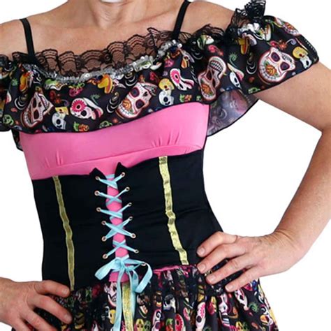 Day Of The Dead Dress Costume Adult