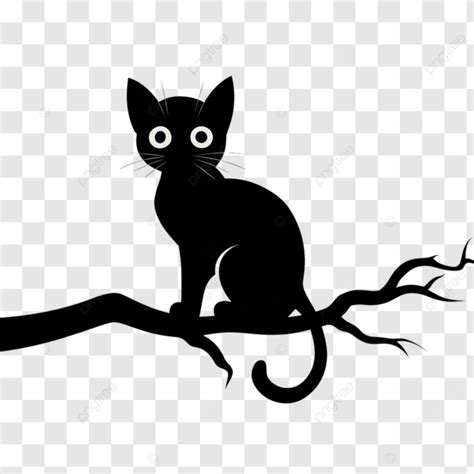 รูปcat Sillouette กับต้นไม้ Png แมว แมว Sillouette การ์ตูนแมวภาพ Png สำหรับการดาวน์โหลดฟรี