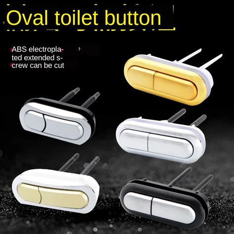 타원형 변기 플러시 버튼 더블 버튼 변기 스위치 액세서리화장실 시트 리프터 Aliexpress