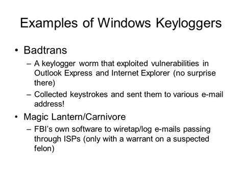 Keyloggers Evan Racine Johnson Ppt Video Online Download