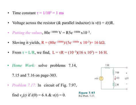 first order circuits linear circuit analysis ppt