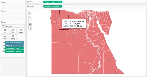 Tableau Spatial Functions