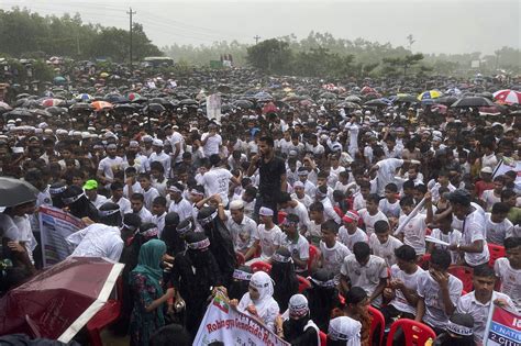 Rohingya Refugees Mark The Anniversary Of Their Exodus And Demand A