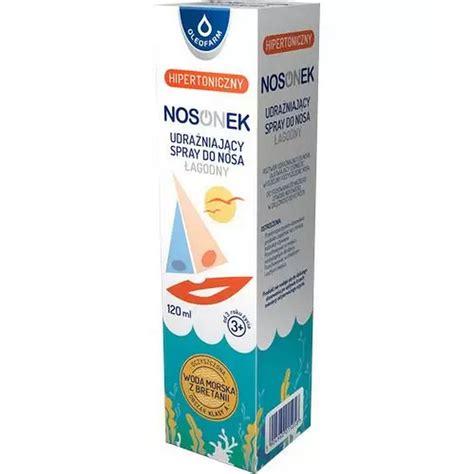 Nosonek Hypertonic Decongestant Mild Nasal Spray 120 Mlnosonek