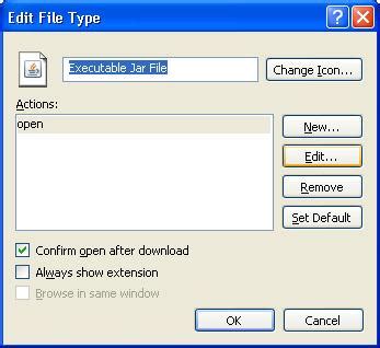 Next Click Edit And And Fill In The Path To The Java Executable Javaw