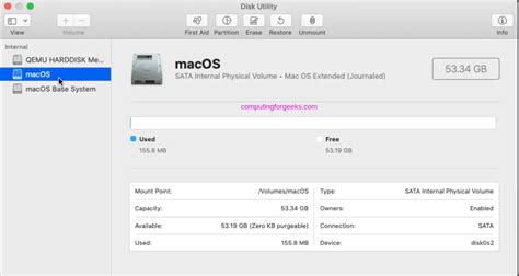 How To Run MacOS On KVM QEMU ComputingForGeeks