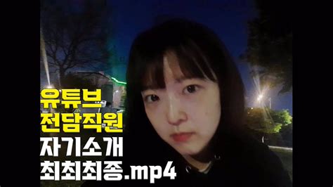 자기소개 최최최종mp4 Youtube