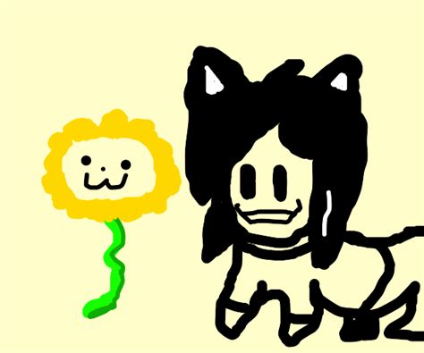Flowey And Temmie Undertale Swap Bodies Drawception