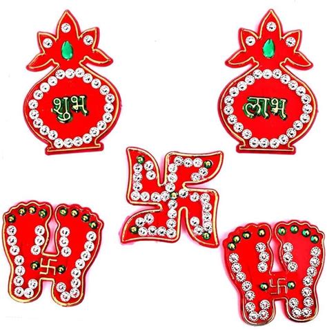 Buy Hijet Diwali Decoration Sticker Shubh Labh Kalash Swastik Lakshmi