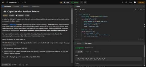 I Solved 138 Copy List With Random Pointer Abhay Kumar Posted On