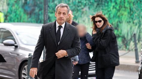 Obsèques de Päl Sarkozy Nicolas Sarkozy Carla Bruni Giulia son