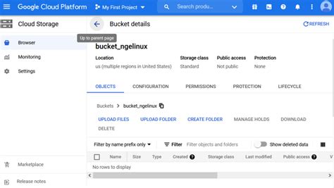 Part 7 Gcp Creating Storage Bucket New Generation Enterprise Linux