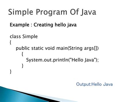 Introduction Of Java Ppt
