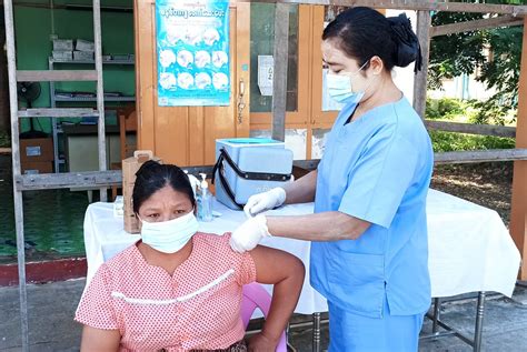 ကျွန်းလှမြို့နယ်၌ ကိုဗစ် ၁၉ ရောဂါ ကာကွယ်ဆေး ပထမအကြိမ်၊ ဒုတိယအကြိမ်နှင့် ထပ်ဆောင်းဆေးများ ဆက်လက