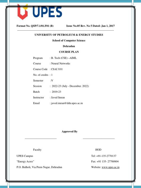 nn lab course plan pdf engineering educational technology