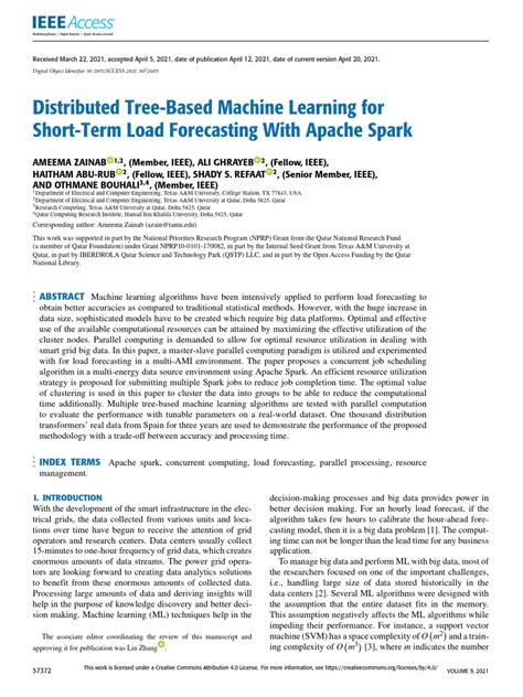 Machine Learning Tree Pdf Apache Spark Apache Hadoop