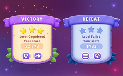 UI Design Game Popups On Behance