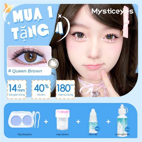 Mua 1 Tặng 4 0 6độ Lens Cận Lens đen Lens Nâu Tây Kính áp Tròng Lens