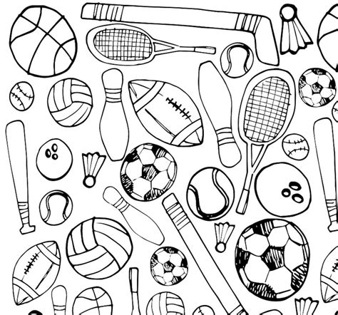 Free Printable Sports Coloring Pages
