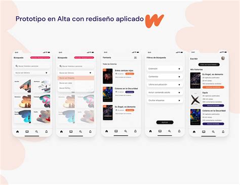 Ui Redesign Wattpad Behance
