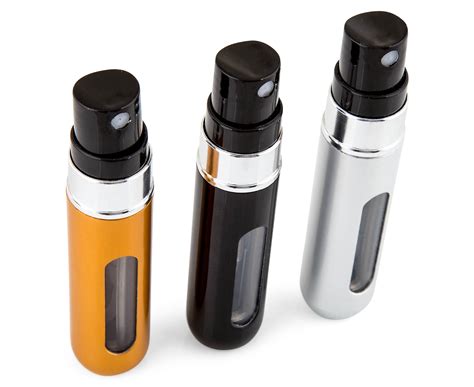 Pocket Perfume Refillable Spray Bottle 5ml 3pk Au