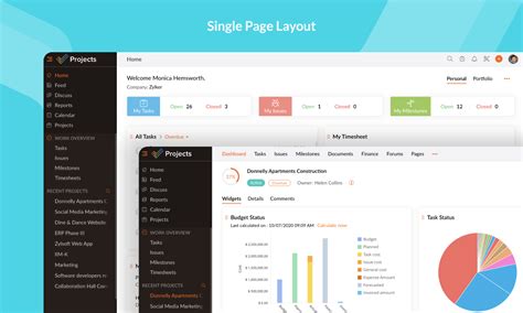 Zoho Projects Comprehensive Project Management Tool Focused On User Security Privacy And