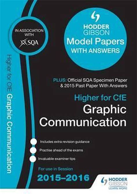Higher Graphic Communication 2015 16 SQA Specimen Past And Hodder