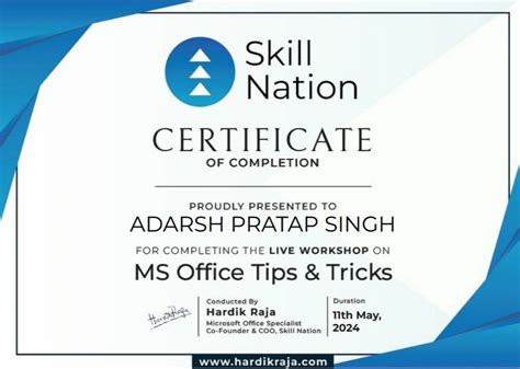 Attended A Masterclass On Microsoft Excel Adarsh Pratap Singh Posted