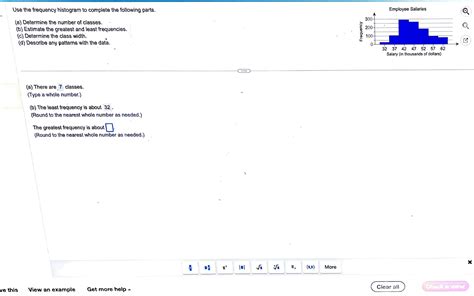 Solved Use The Frequency Histogram To Complete The Following Chegg