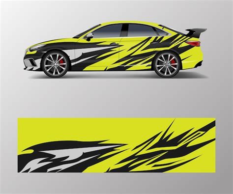 Premium Vector Modern Racing Car Wrap Strip For Racing Sport Car