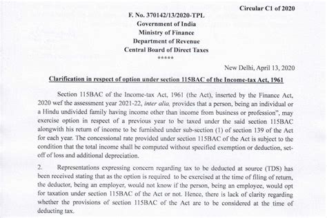 CBDT Circular For Salaried Tax Payers Resolveindia
