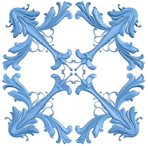 Square Pattern Design 3d Model Vector Files
