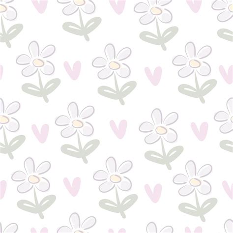 desatado padronizar desenho animado flores colorida vetor mão