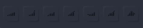 Premium Vector Dark Neumorphism Infographic Buttons Neumorphism