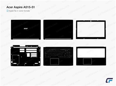 Acer Aspire V Cut File Template Cut File Labs