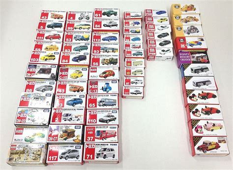 【全体的に状態が悪い】ジャンクトミカ ミニカー ロングトミカ 廃盤 大量 パトカー バス 救急車 消防車 トラック ディズニートミカ