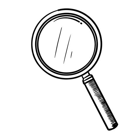 Premium Vector Doodle Sketch Style Of Hand Drawn Magnifying Glass
