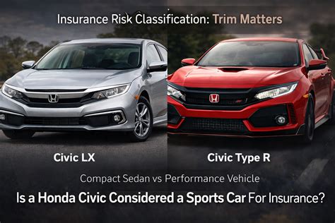 Is Honda Civic Considered A Sports Car For Insurance See Pricing