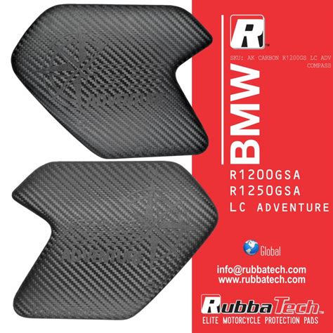 Bmw R1200gsa And R1250gsa Compass Knee Pads • Rubbatech
