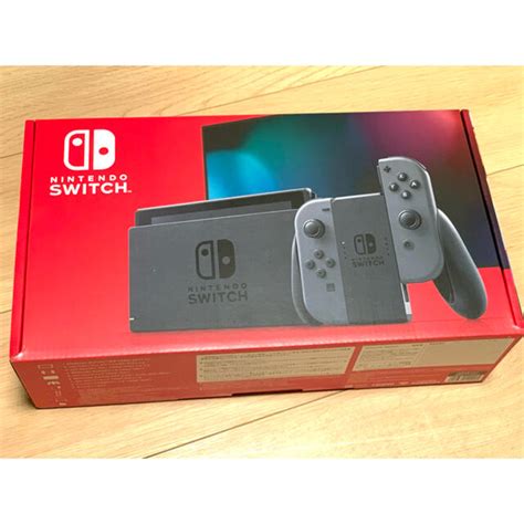 いますが Nintendo Switch 新品 ニンテンドー スイッチ Switch グレー 送料込み 本体の通販 By よしs